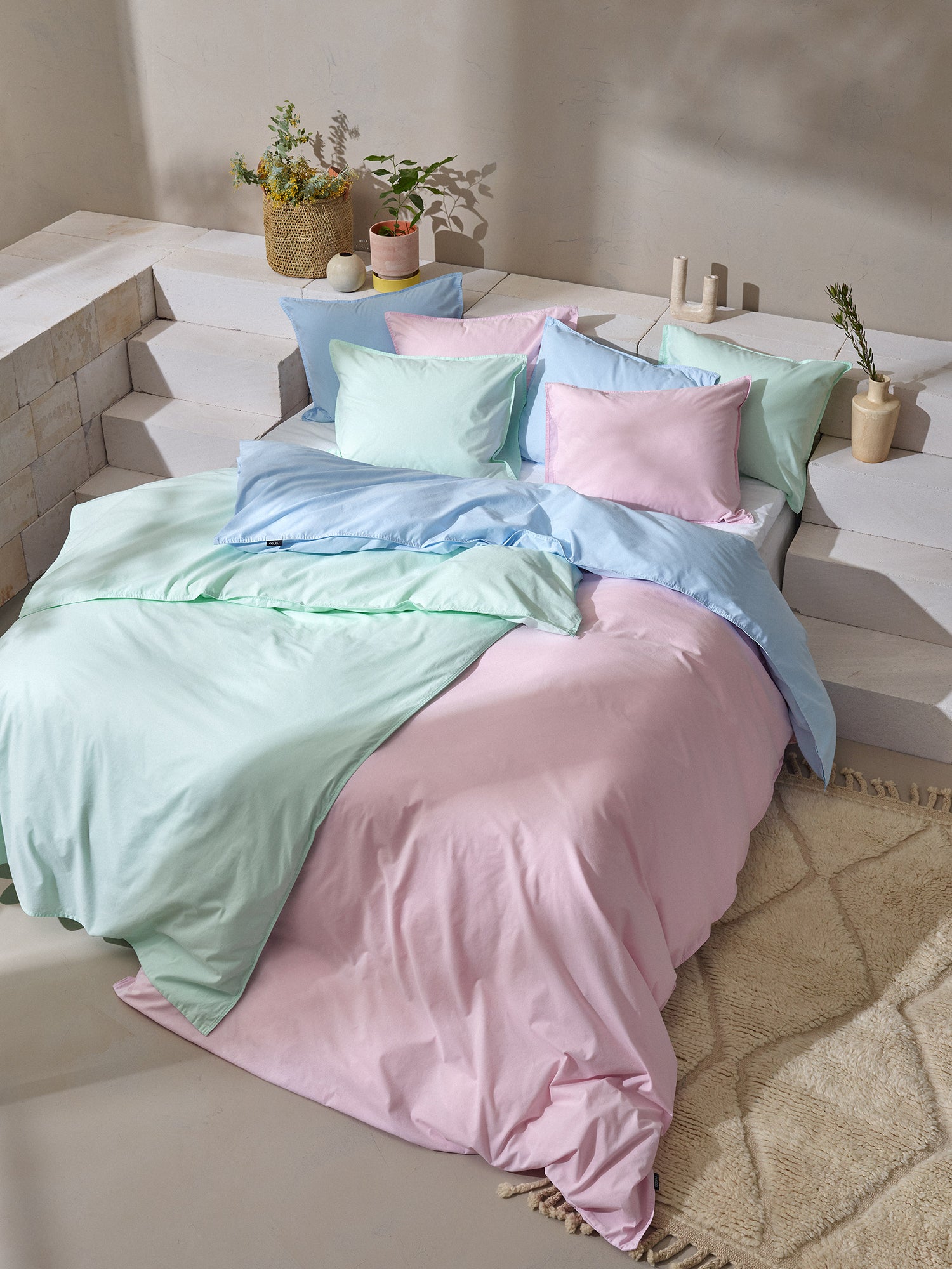 UNI Duvet Cover Set - Light Blue | Nanso